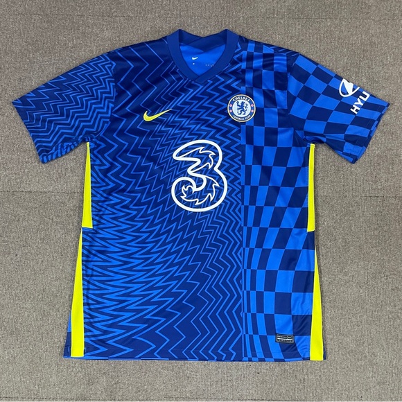 Nike | Shirts | Nike Chelsea Fc Home Soccer Jerseykit 222022 Blueyellow ...